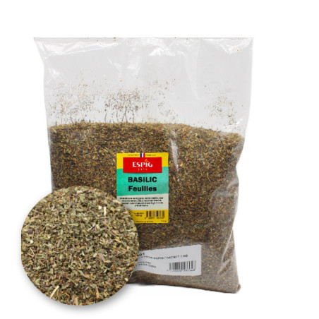 Basilic entier Espig en sachet de 1 kg.